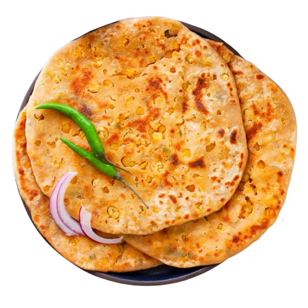 Homemade Dal Parathas (Pack of 5) Just Heat and Eat – DryM Foods