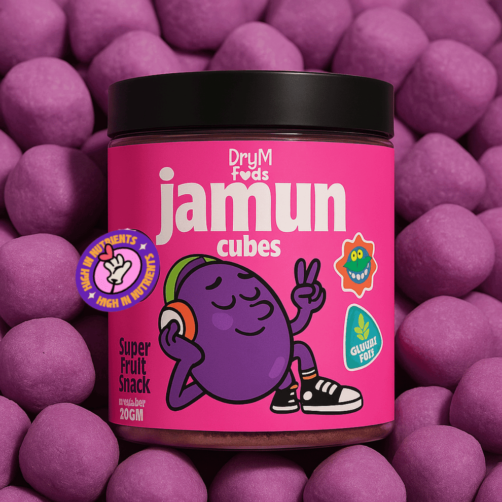 Freeze-Dried Jamun – Crunchy, Healthy & Guilt-Free Snack | DryM Foods