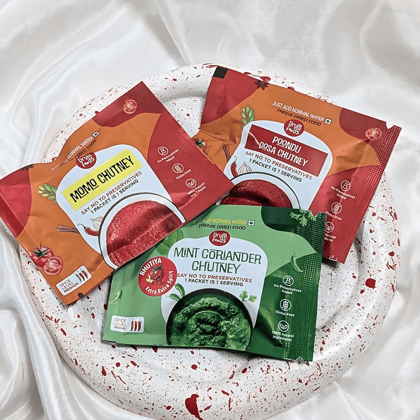 Instant Momo Chutney Ready To Eat Preservative Free Dried Food – DryM Foods